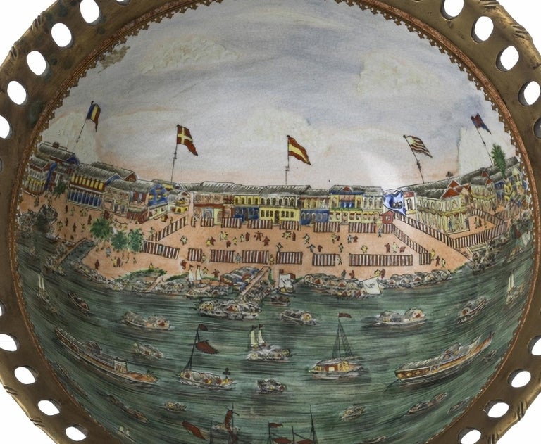 IMPORTANT LARGE PUNCH POT end 18th/19th Century For Sale at 1stDibs