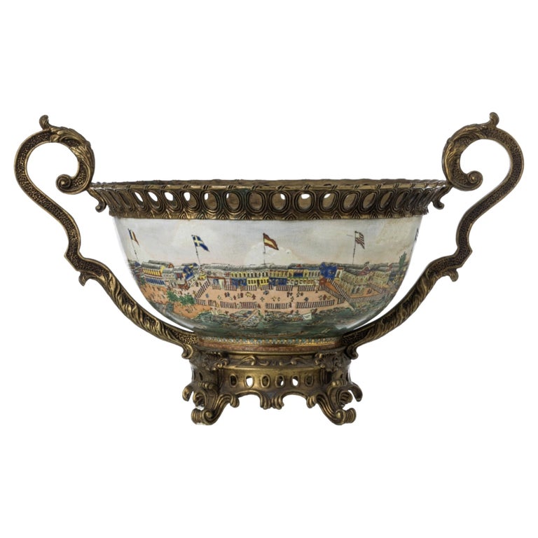 IMPORTANT LARGE PUNCH POT end 18th/19th Century For Sale at 1stDibs