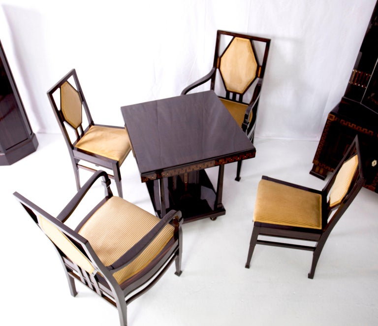 Important Living Room Set by Ludwig Alter Darmstadt Jugendstil, 1908 ...