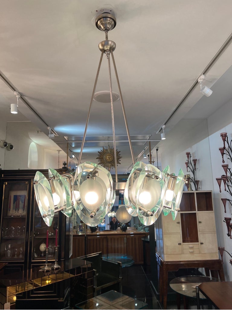 Important Max Ingrand Ceiling Light Model 2088 For Sale at 1stDibs