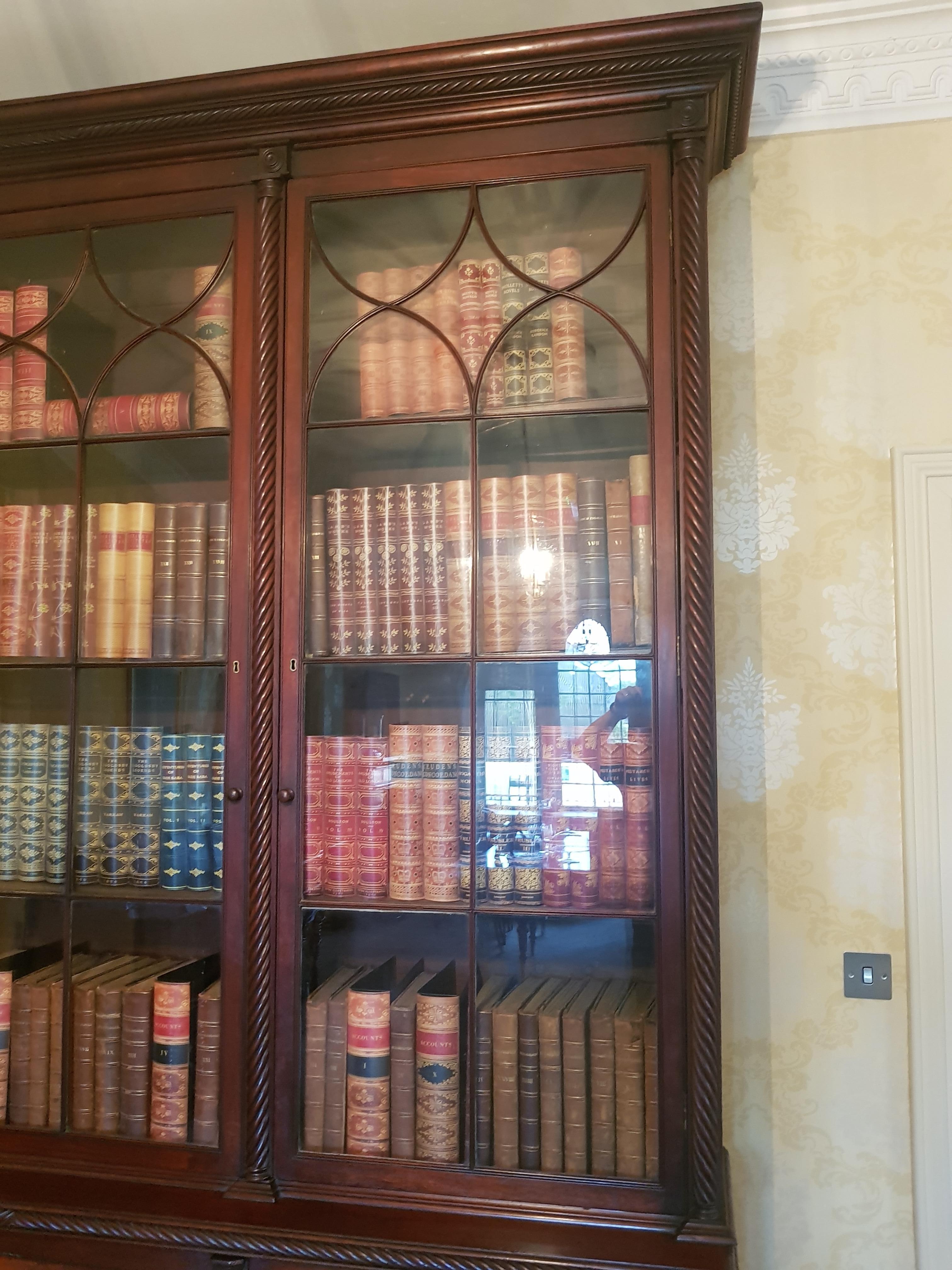 Important Monumental Irish Bookcase Attributed to Mack Williams and ...