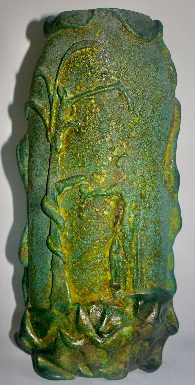 Important Napoleone Martinuzzi Scavo Vase for Cenedese For Sale at 1stDibs
