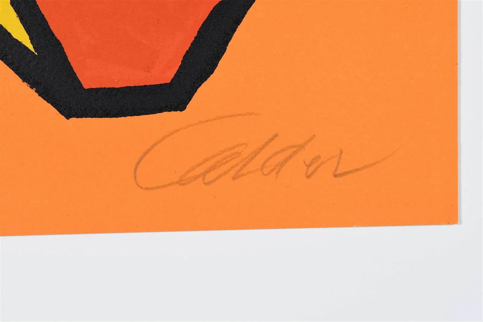 Importante Litografía Original Firmada PRUEBA DE ARTISTA Alexander ...