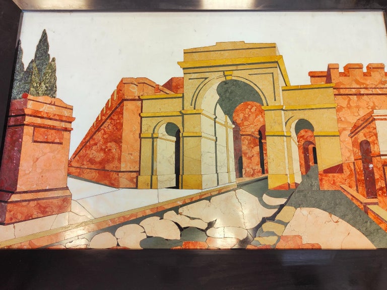 Important Painting of Hard Stones 19th Century For Sale at 1stDibs