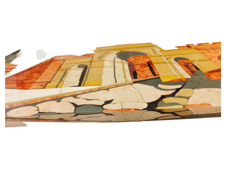 Important Painting of Hard Stones 19th Century For Sale at 1stDibs