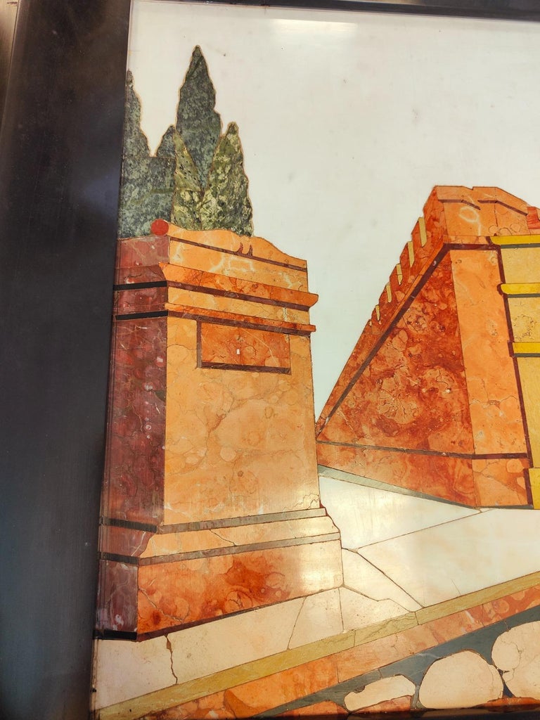 Important Painting of Hard Stones 19th Century For Sale at 1stDibs