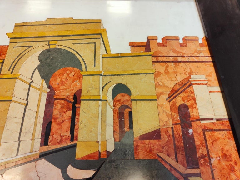 Important Painting of Hard Stones 19th Century For Sale at 1stDibs
