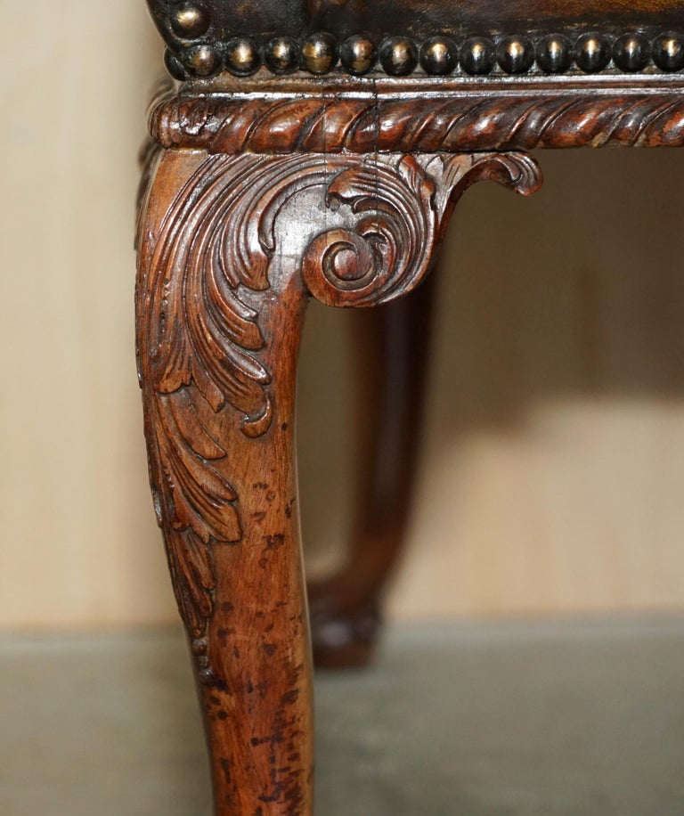 Important Pair of Antique Thomas Chippendale Carved Claw and Ball Tub ...