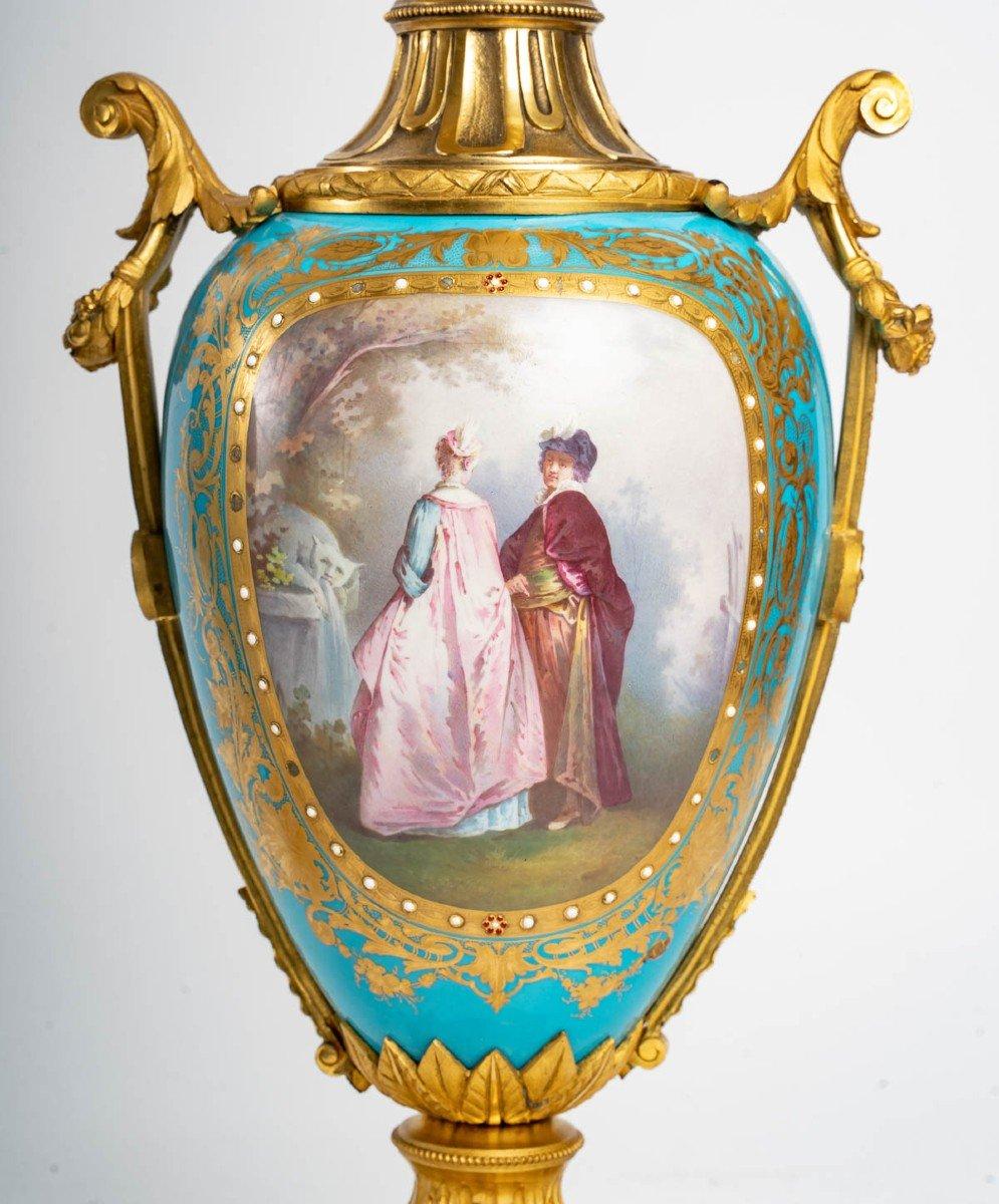 Important Pair of Oil Lamps, Napoleon III Period For Sale at 1stDibs