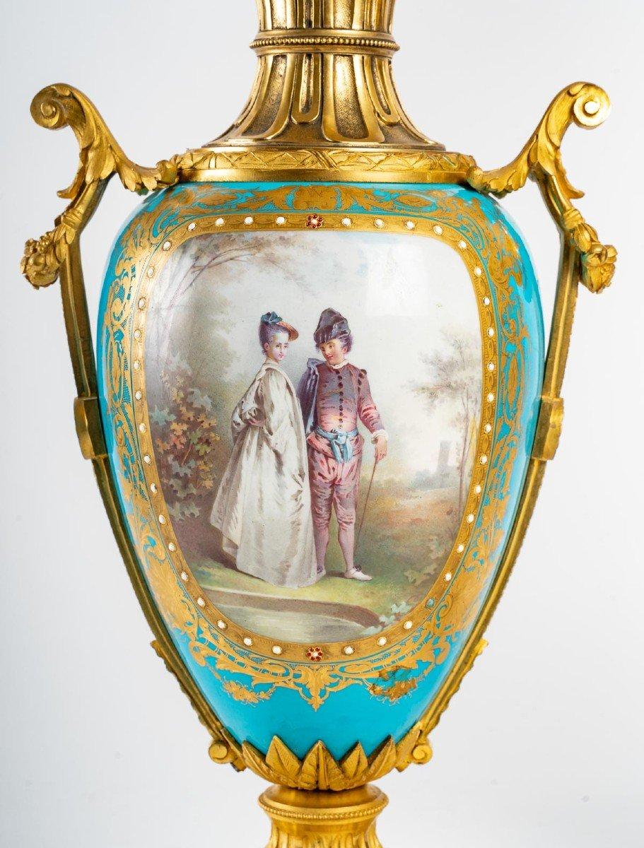 Important Pair of Oil Lamps, Napoleon III Period For Sale at 1stDibs