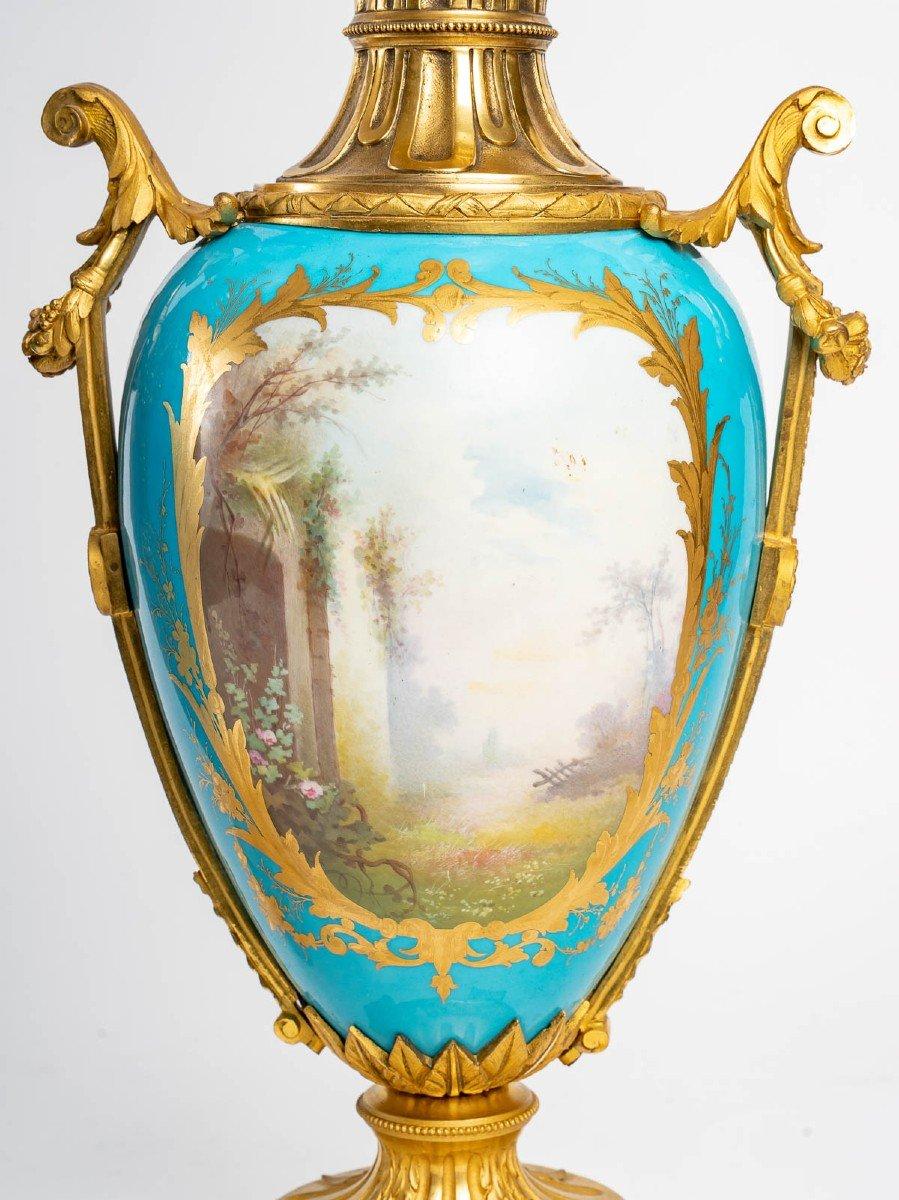 Important Pair of Oil Lamps, Napoleon III Period For Sale at 1stDibs