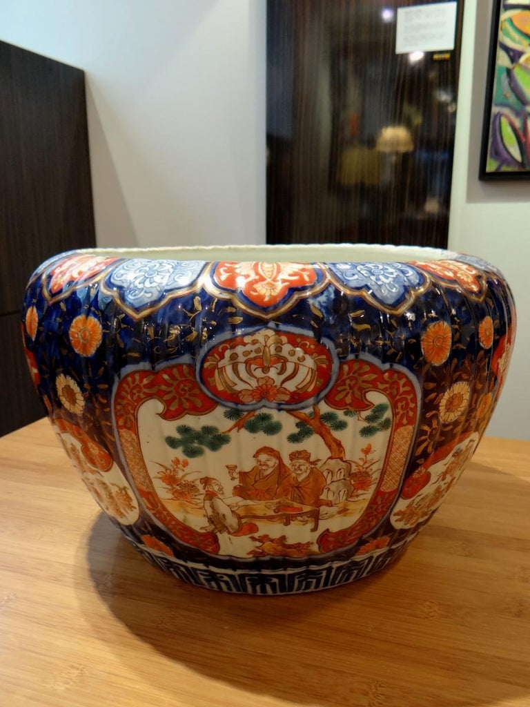 Important Porcelain Pot of Japan Imari Decoration Late 19th Century For ...