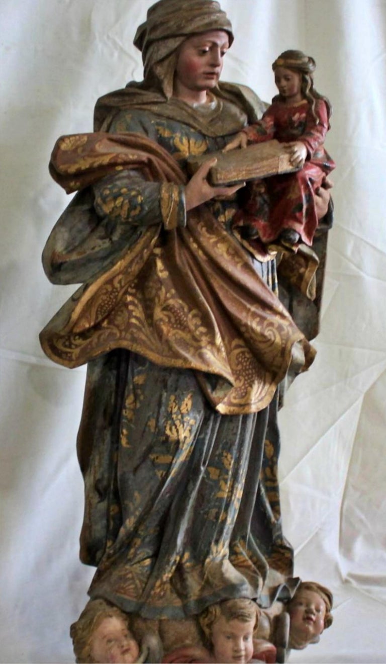 Important Portuguese Sculpture from the 17th Century, "Our Lady and ...