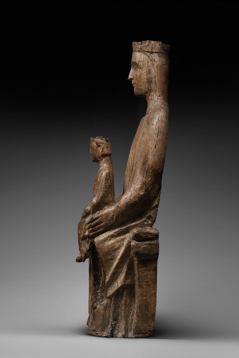 Important Sedes Sapientiae Virgin and Child also called "Throne of ...