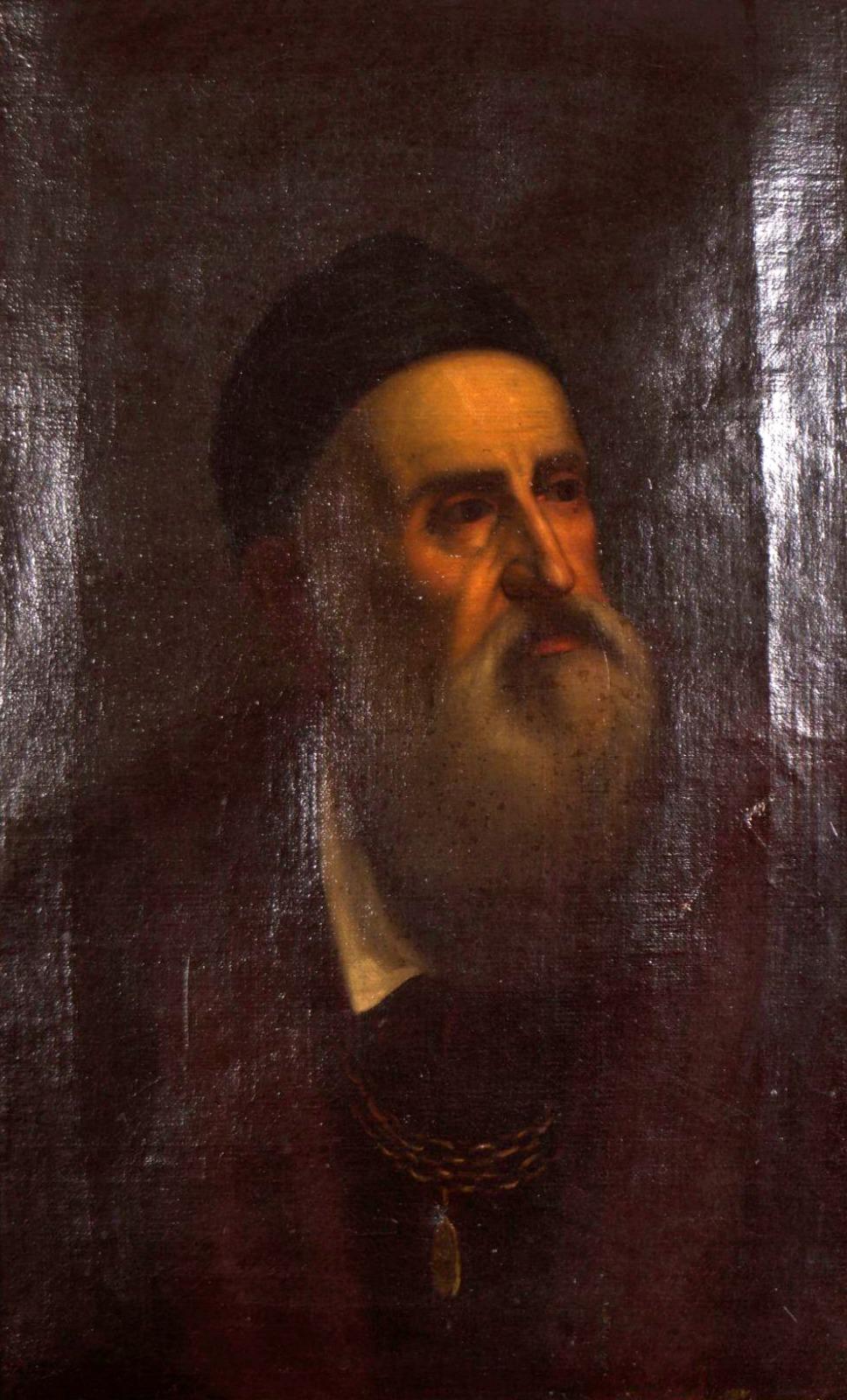 Important Self Portrait Artist Tiziano Vecellio 17th Century Renaissance For Sale at 1stDibs