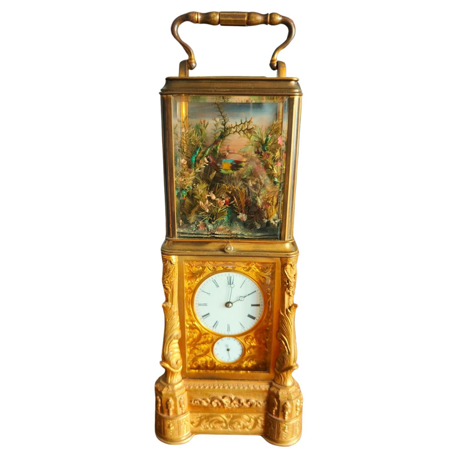 Rare and Important Spanish Damascene, Iron, Steel, Gold Inlaid Clock ...