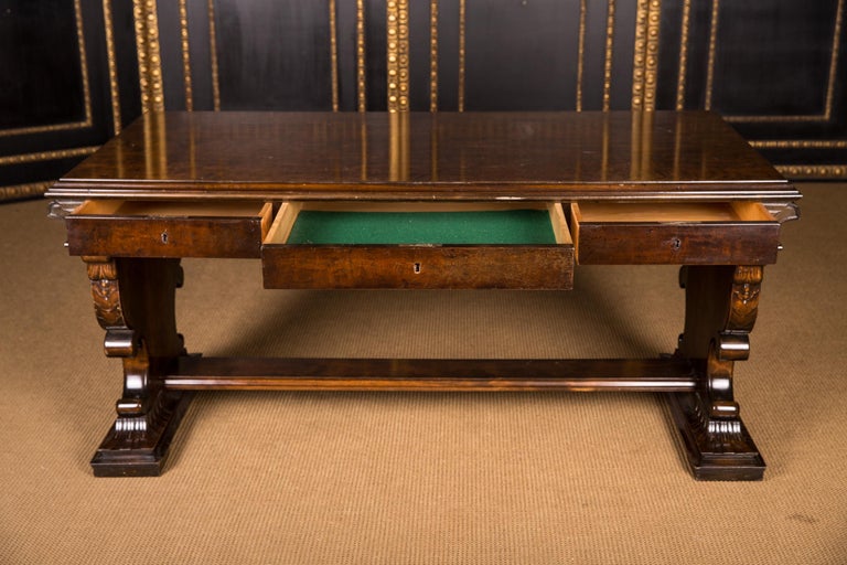 Imposing Antique Desk Neo Renaissance, circa 1890 For Sale at 1stDibs ...