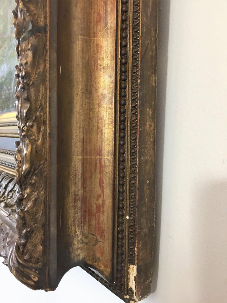 Impressionism School "Landscape with Village" Nice Frame France 19th ...