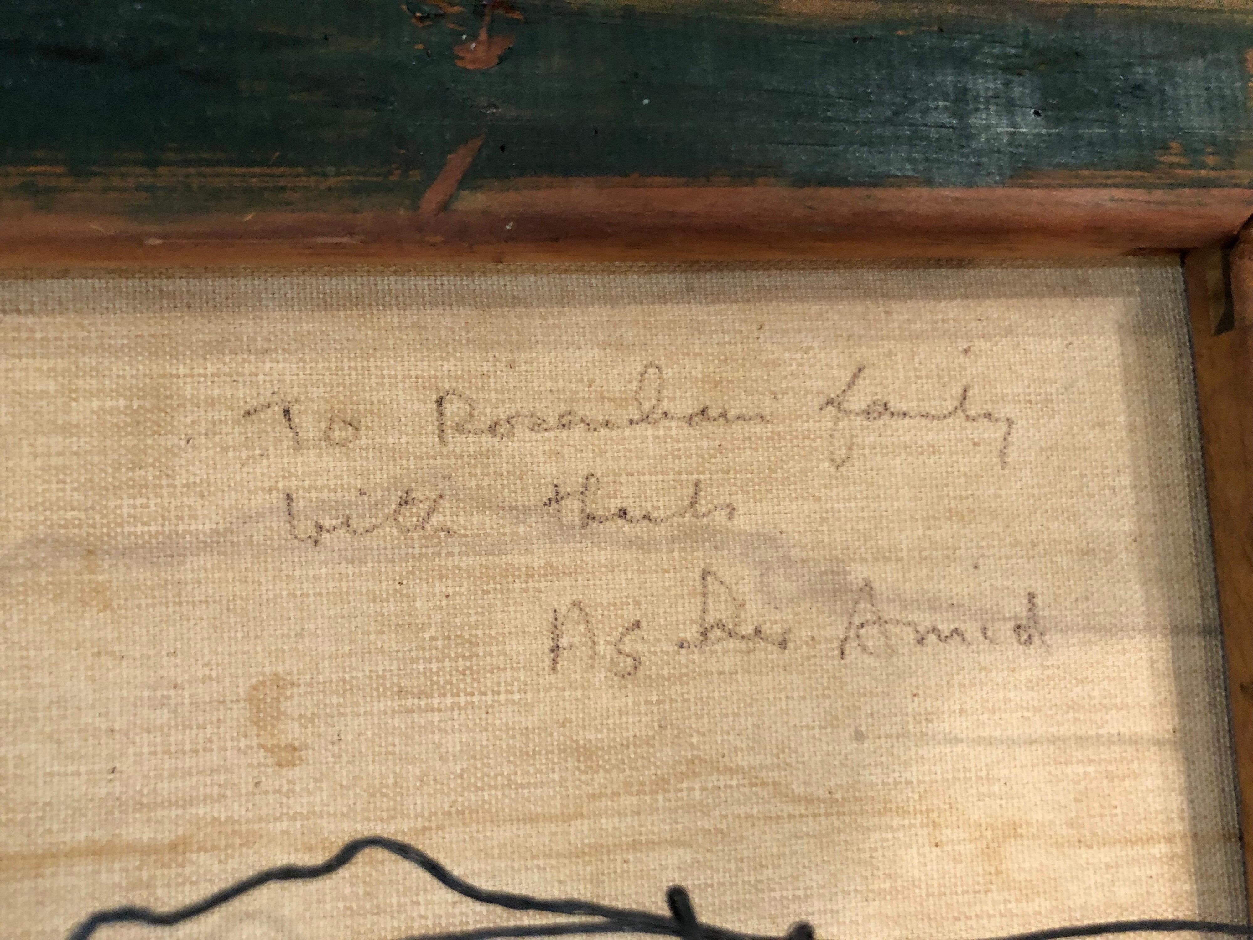 Impressionist Oil on Board by Asher Amid at 1stDibs