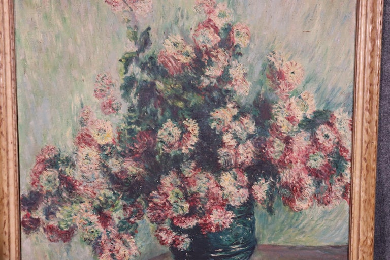 Impressionist Oil Painting of a Vase of Flowers, circa 1940 For Sale at ...