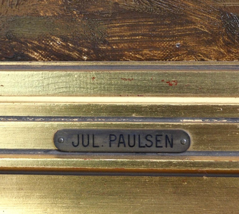 Impressionist Painting by Julius Paulsen ‘1860-1940’ Signed "J.P ...