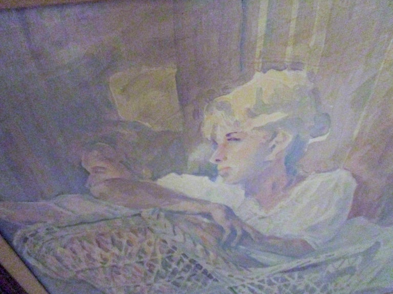 Impressionist Painting Titled Nancy by Savannah Georgia Artist Myrtle ...
