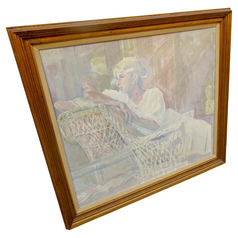 Impressionist Painting Titled Nancy by Savannah Georgia Artist Myrtle ...