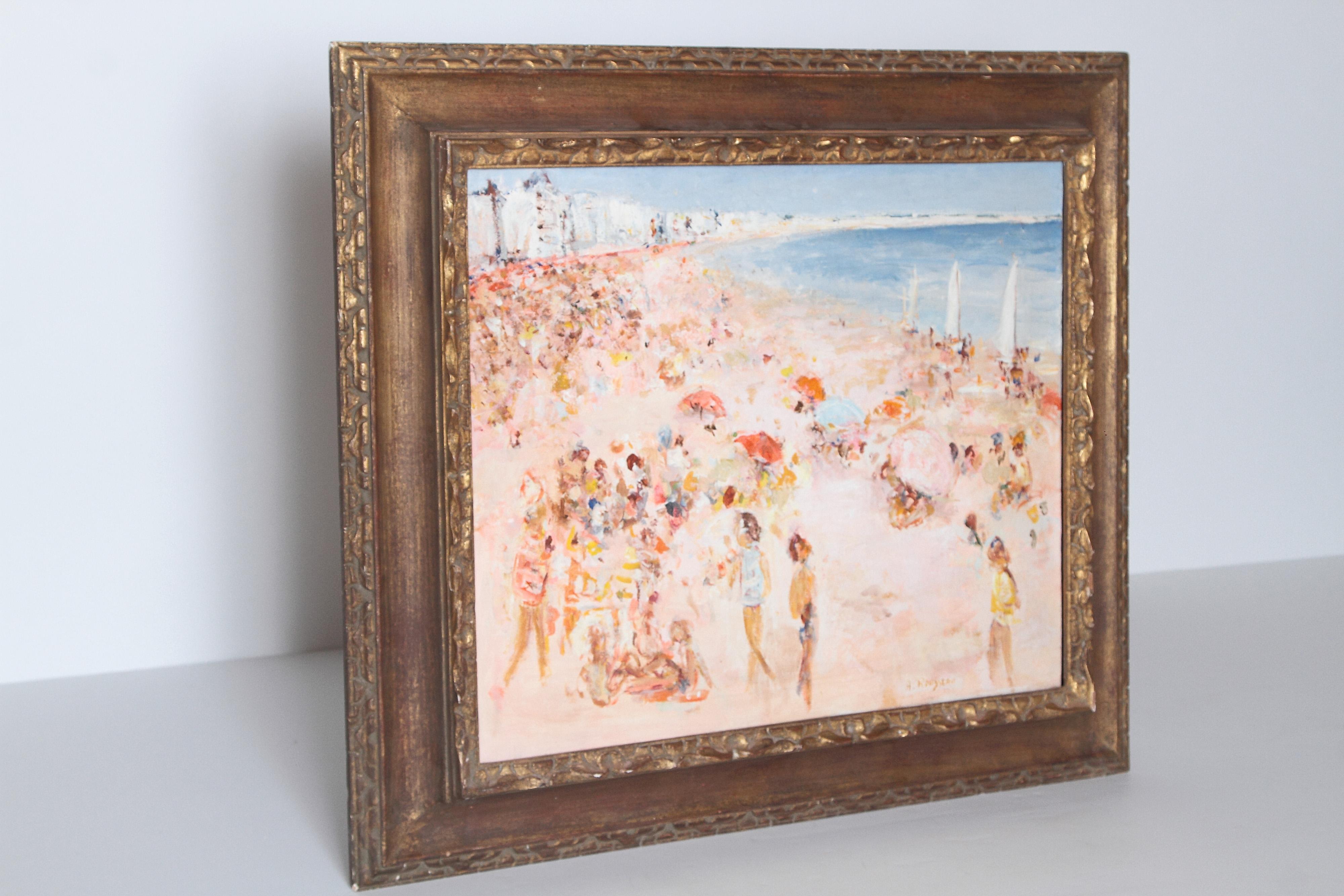 Impressionistic Oil on Canvas by Alain Rousseau, French at 1stDibs