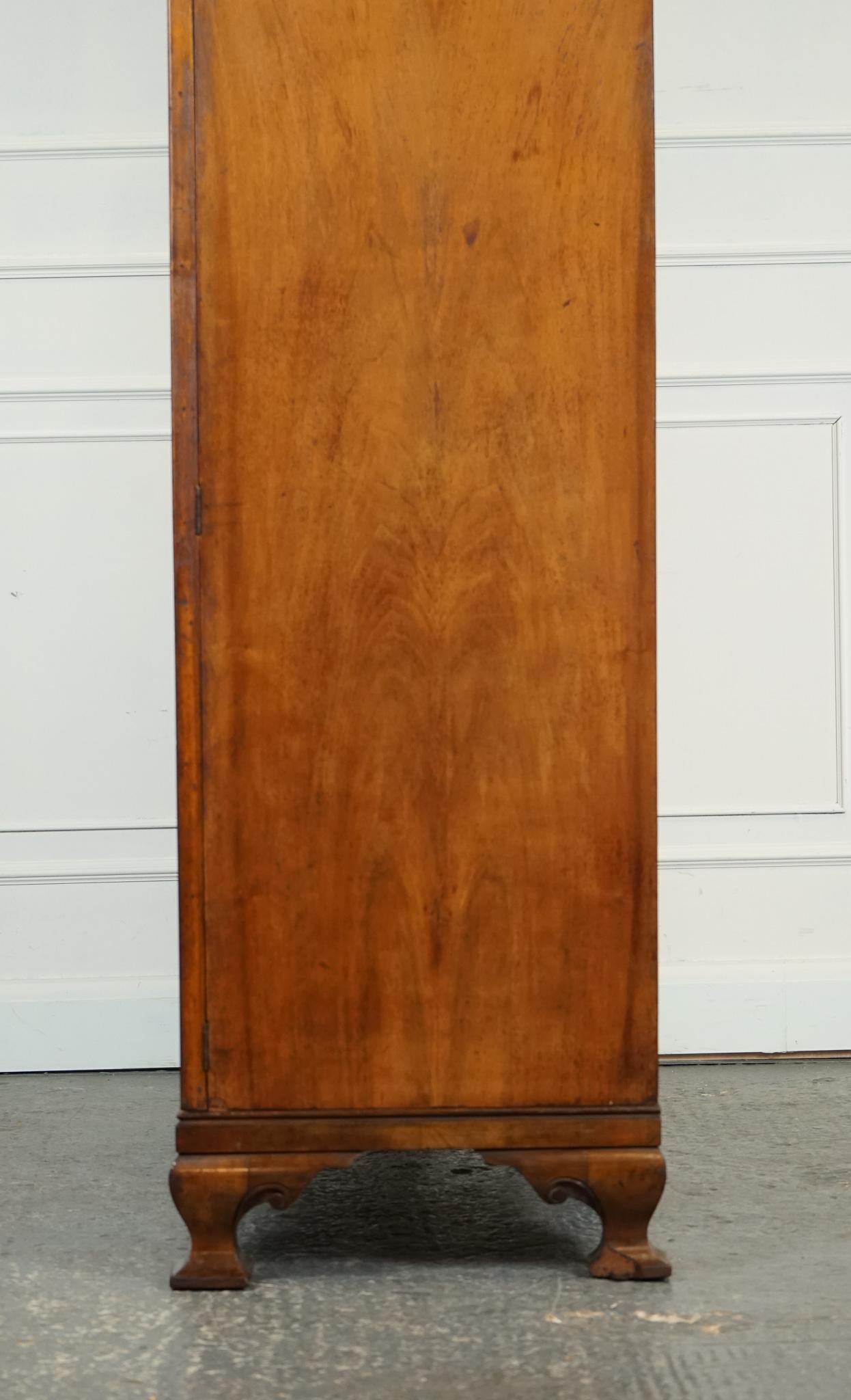 IMPRESSIVE 1930'S ART DECO WARING and GiLLOW DOMED TOPPED BURR WALNUT ...