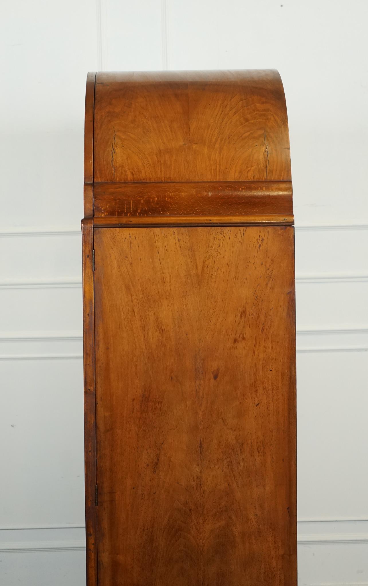 IMPRESSIVE 1930'S ART DECO WARING and GiLLOW DOMED TOPPED BURR WALNUT ...