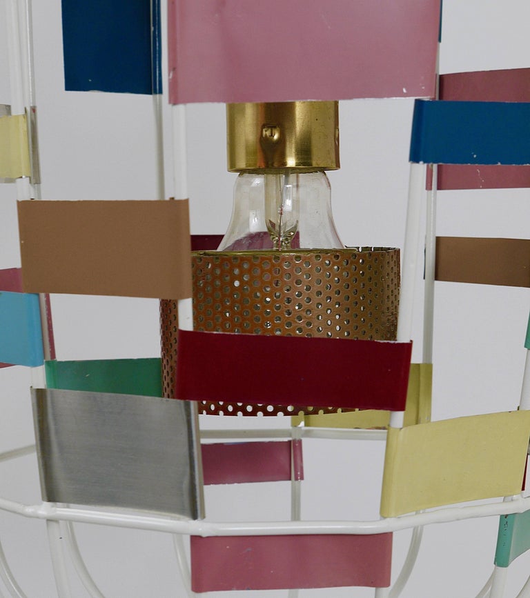 Impressive 1950s Midcentury Chandelier in the Style of Jacques Biny ...