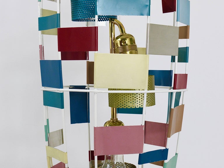 Impressive 1950s Midcentury Chandelier in the Style of Jacques Biny ...