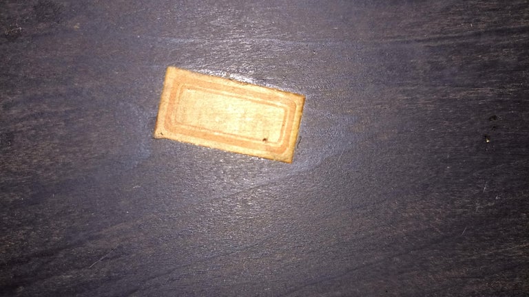 Impressive 19th C. Carved and Black Lacquered Sidetable with Red Dragon ...