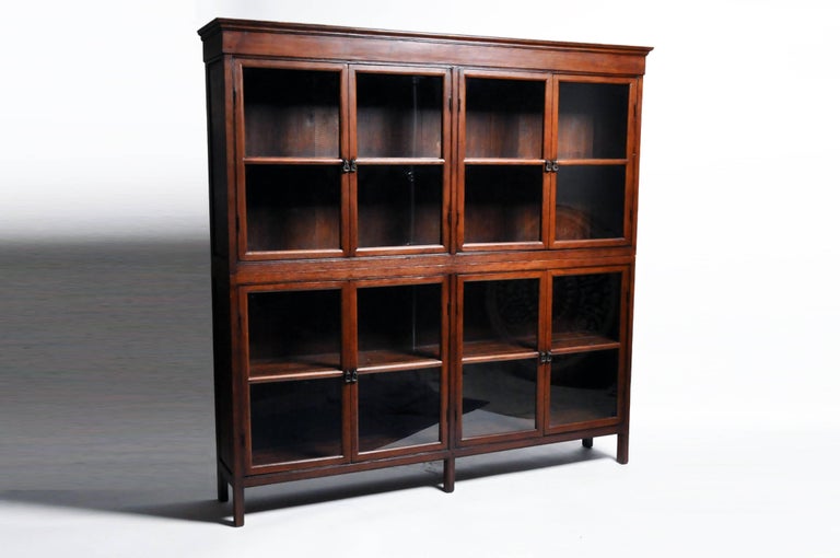 Impressive British Colonial Bookcase at 1stDibs
