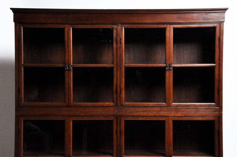 Impressive British Colonial Bookcase at 1stDibs