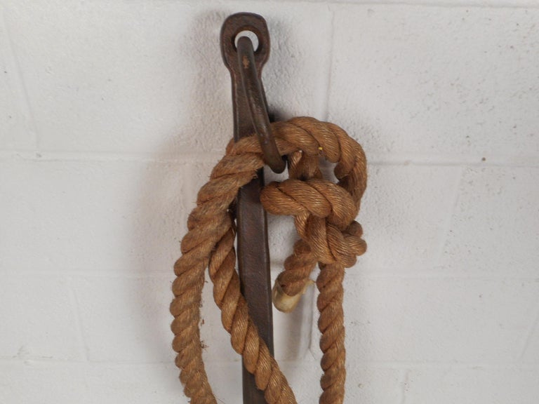 Impressive Cast Iron Anchor at 1stDibs