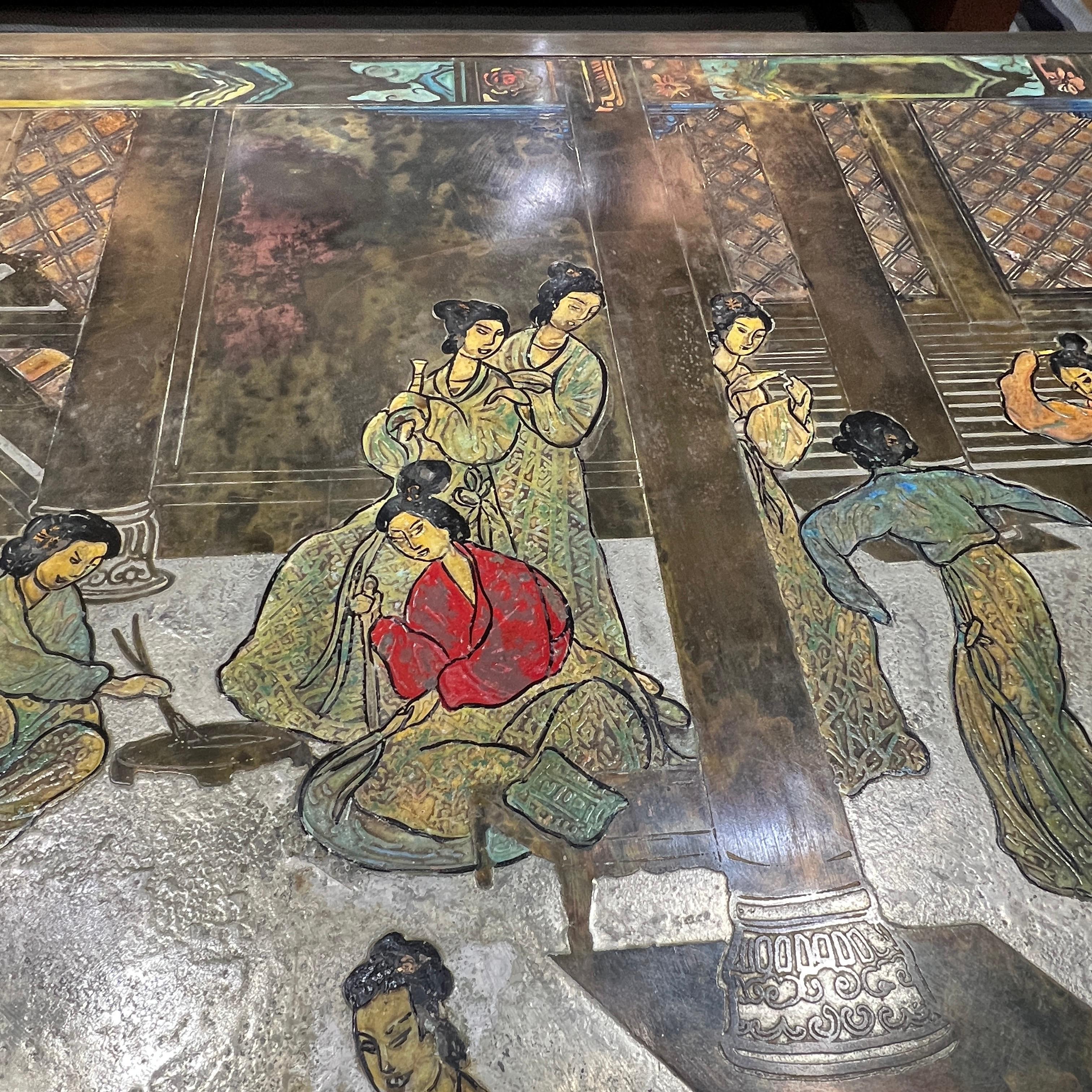 Impressive Chin Ying Coffee Table by Philip and Kelvin LaVerne For Sale at 1stDibs