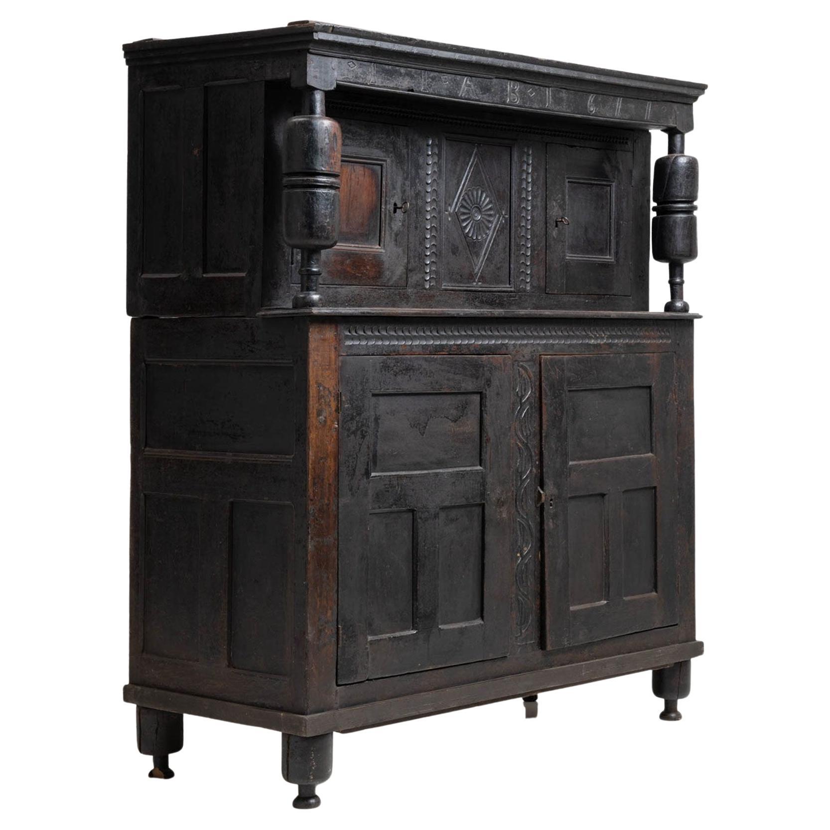 English Storage Grain Bin Cabinet at 1stDibs