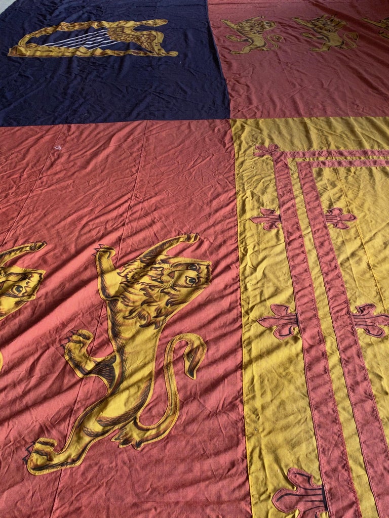 Impressive English Flag, Royal Standard For Sale at 1stDibs | royal ...