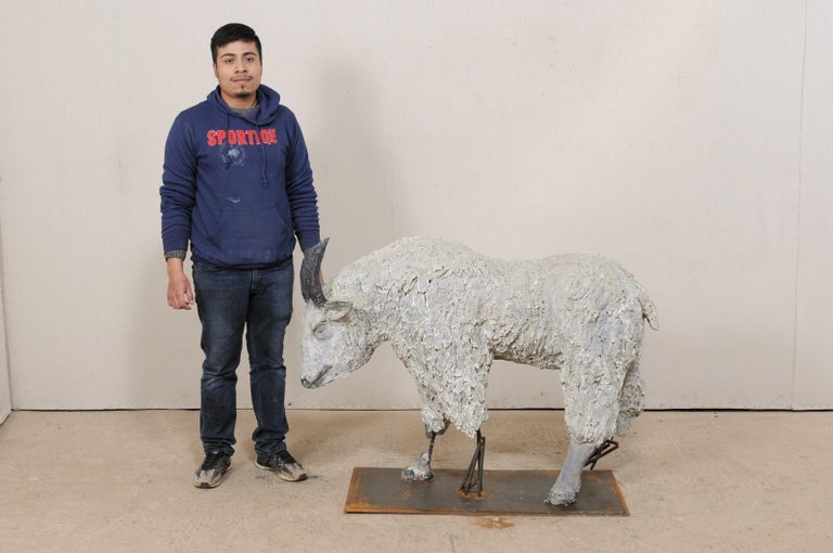 Impressive French Mountain Goat Statue, 3+ FT Tall at 1stDibs ...
