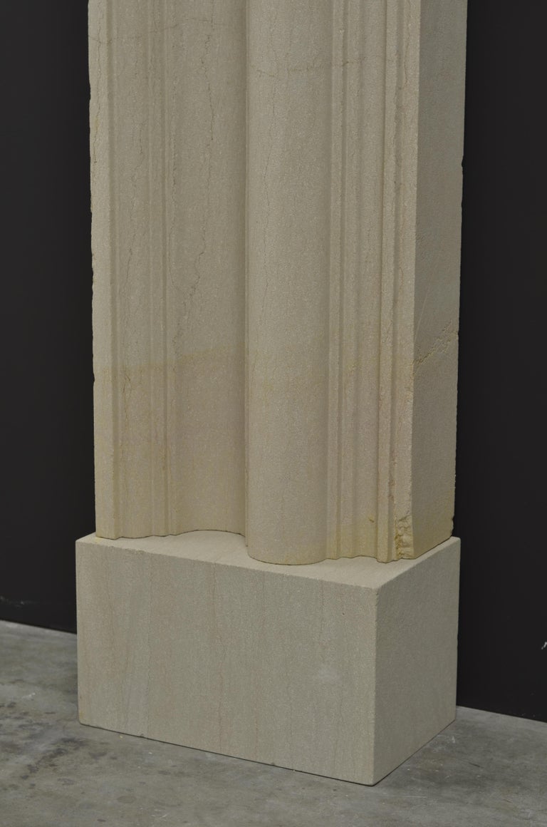 Impressive Limestone Bolection Fireplace For Sale at 1stDibs