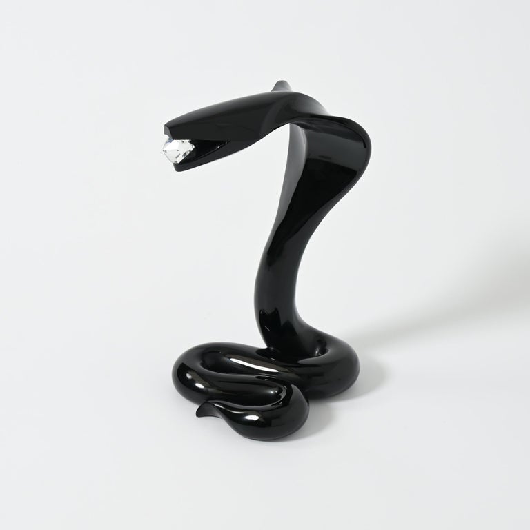 Impressive Murano Glass Cobra Sculpture by Loredano Rosin For Sale at ...