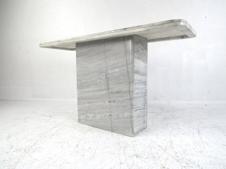 Impressive Vintage Marble Hall Table at 1stDibs