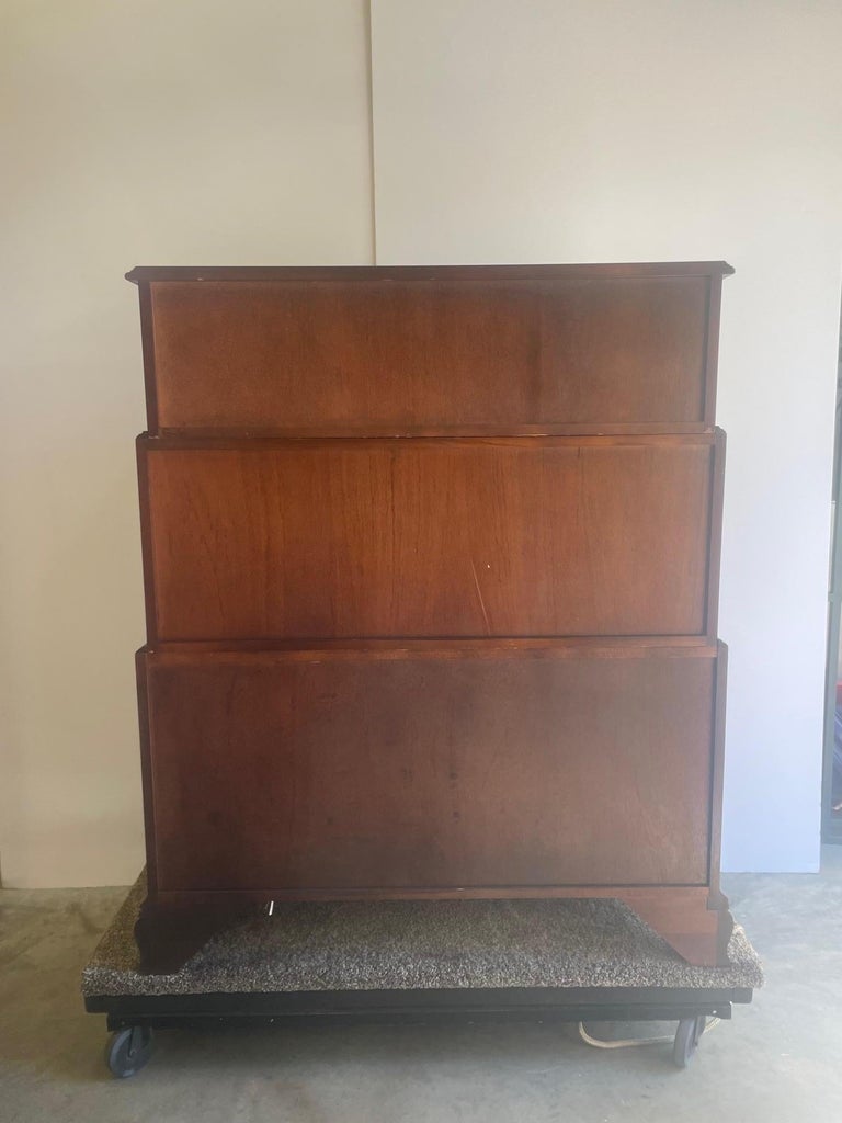 Impressive Mahogany Baker Historic Collection Triple Chest on Chest ...