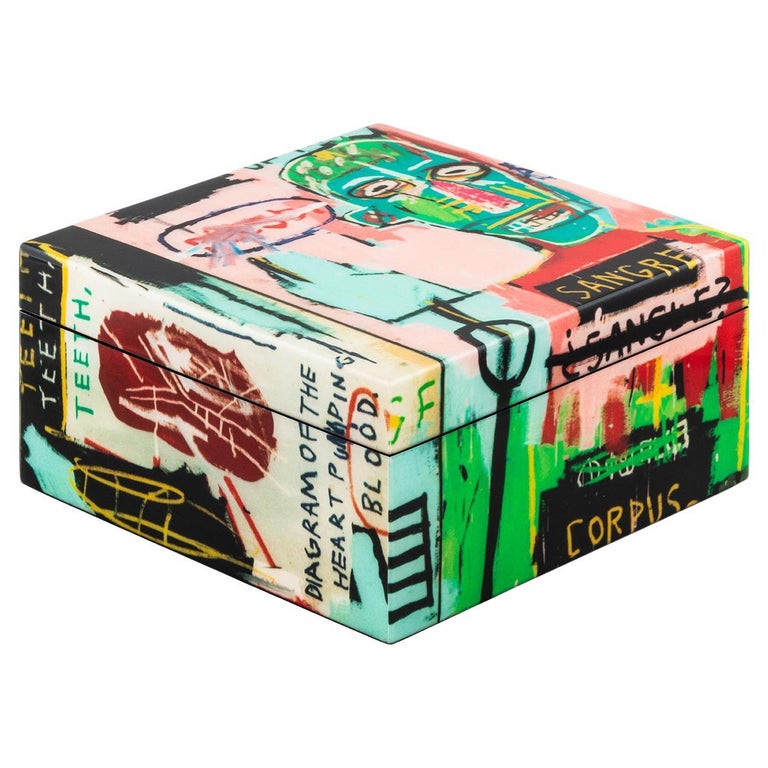 In Italian Box by Jean-Michel Basquiat at 1stDibs | basquiat box