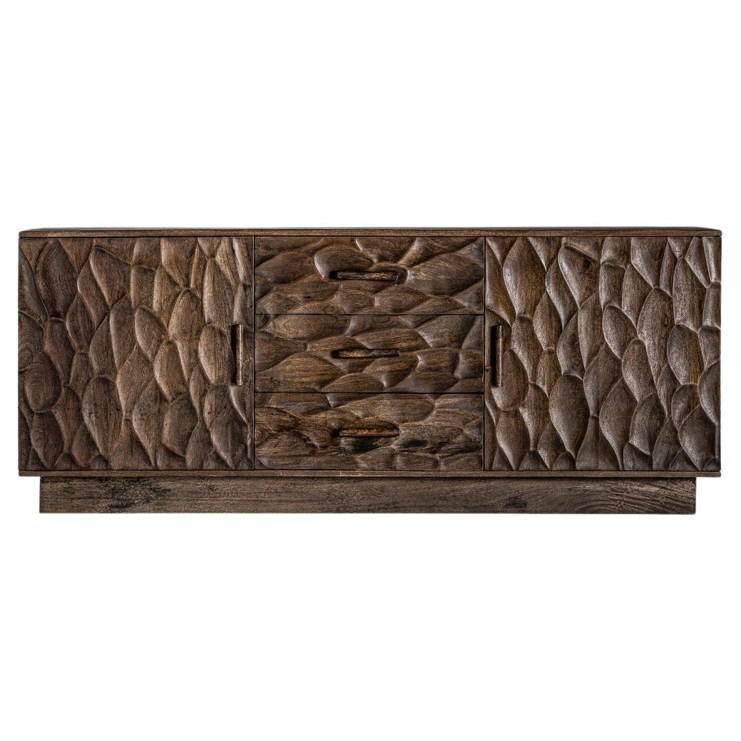 In-Stock, Sideboard Featuring Sculptural 5-Sphere Base For Sale at 1stDibs