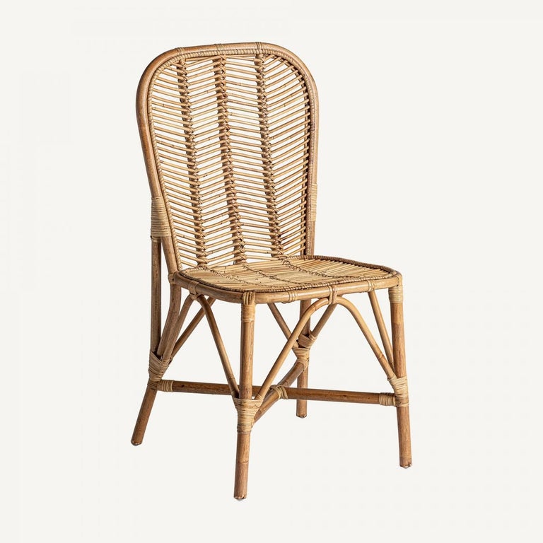 In-Stock, Contemporary Dining Chairs Crafted from Natural Rattan For ...