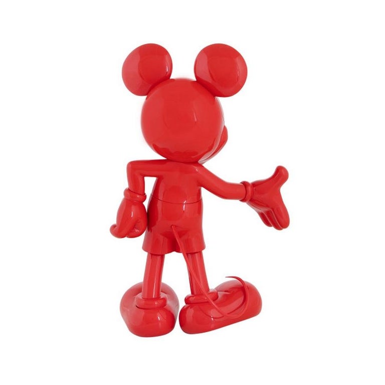 In Stock in Los Angeles, Mickey Mouse Glossy Red, Pop Sculpture ...