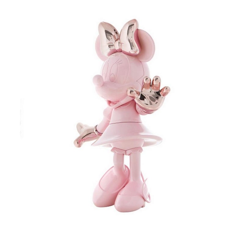 Minnie Mouse Pink / Rose Gold Glossy Pop Figurine For Sale at 1stDibs ...