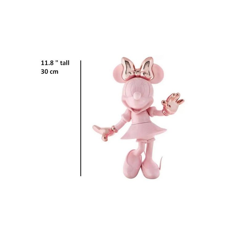 Minnie Mouse Pink / Rose Gold Glossy Pop Figurine For Sale at 1stDibs ...